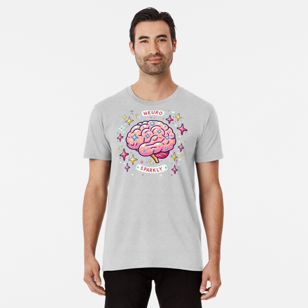 "Neuro Sparkly" Sticker for Sale by Vkinsify | Redbubble