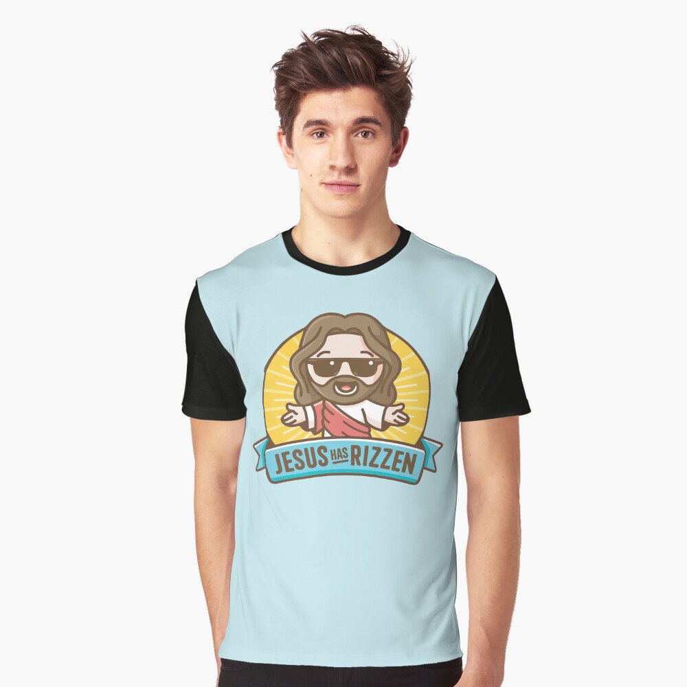 "Jesus Has Rizzen Funny Christian He Has Rizzen Cute Kawaii Christ Rizz ...