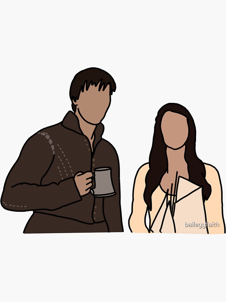 "Sebastian and Mary - Reign" Sticker for Sale by baileyyfaith | Redbubble