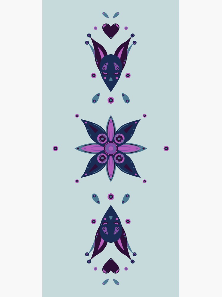 "Symmetry Painting " Sticker for Sale by EviesArtStudio | Redbubble