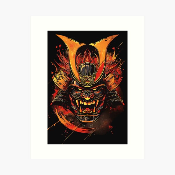 Oni Samurai Japan Art Prints for Sale | Redbubble