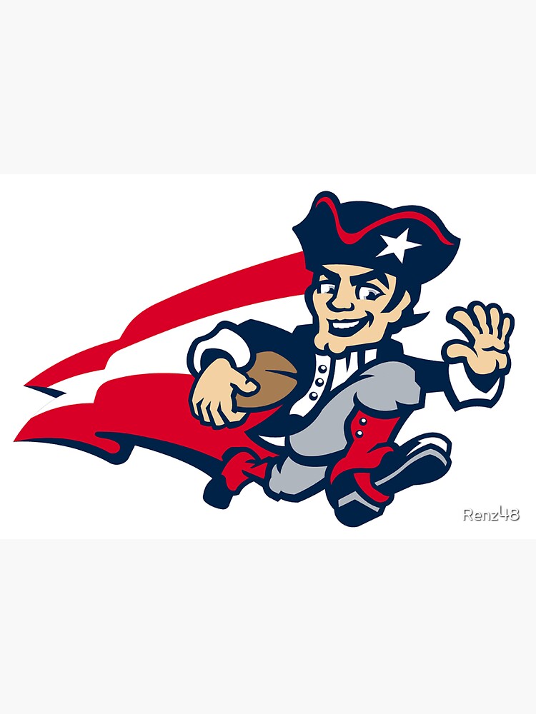 "Patriots Retro Logo Design" Sticker for Sale by Renz48 | Redbubble