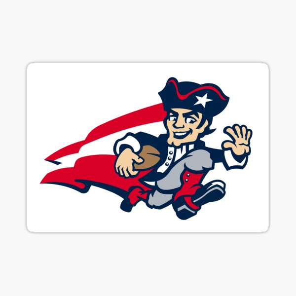 "Patriots Retro Logo Design" Sticker for Sale by Renz48 | Redbubble