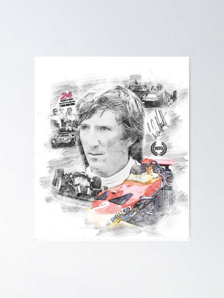 "Jochen Rindt" Poster for Sale by Theodor Decker | Redbubble
