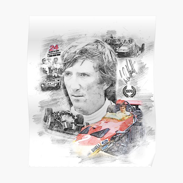 "Jochen Rindt" Poster for Sale by Theodor Decker | Redbubble