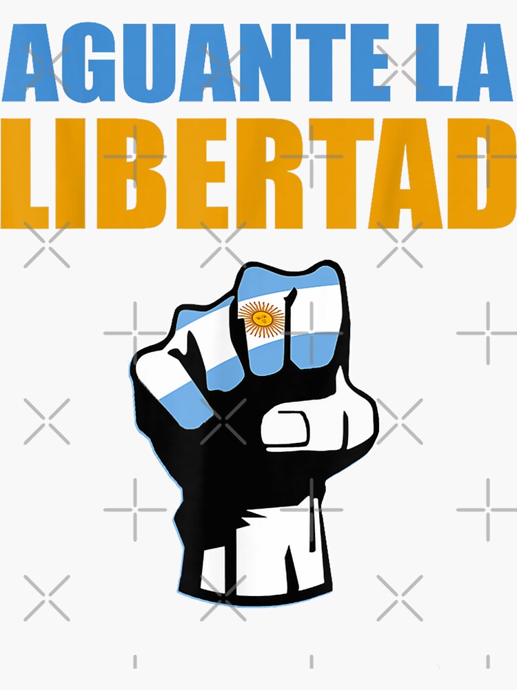 "Javier Milei a Javier Milei a Javier Milei" Sticker for Sale by ...