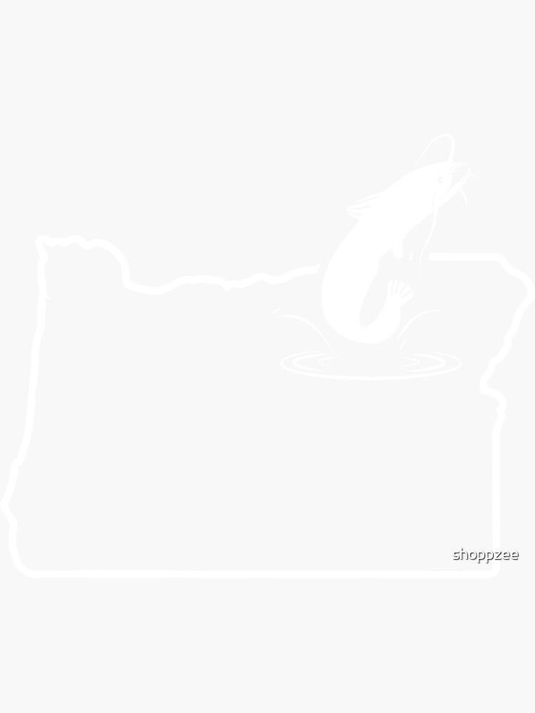 "Bullhead Catfish Oregon Catfishing Shirts Flathead" Sticker by ...