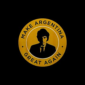 "Javier Milei a Javier Milei a Javier Milei" Sticker for Sale by ...