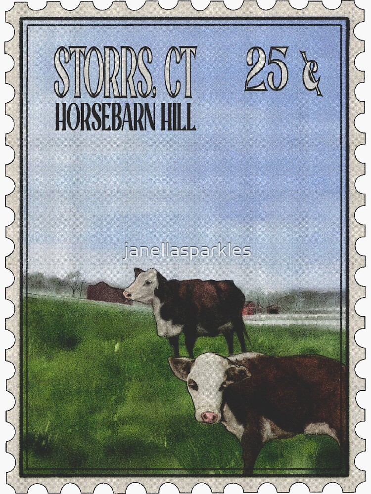 "Storrs, CT - Horsebarn Hill Sticker" Sticker for Sale by ...