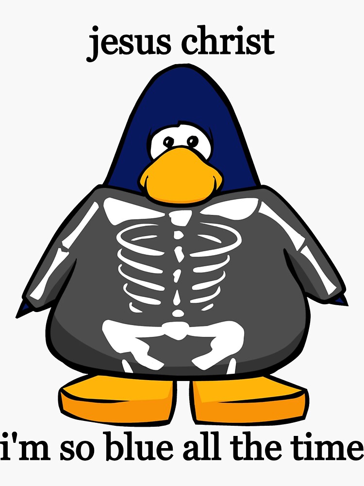 "phoebe bridgers funeral club penguin skeleton "jesus christ im so blue all the time ...