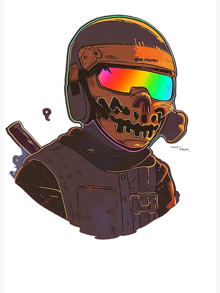 "Survival Instincts: Rust Game Character Saga" Art Board Print for Sale ...