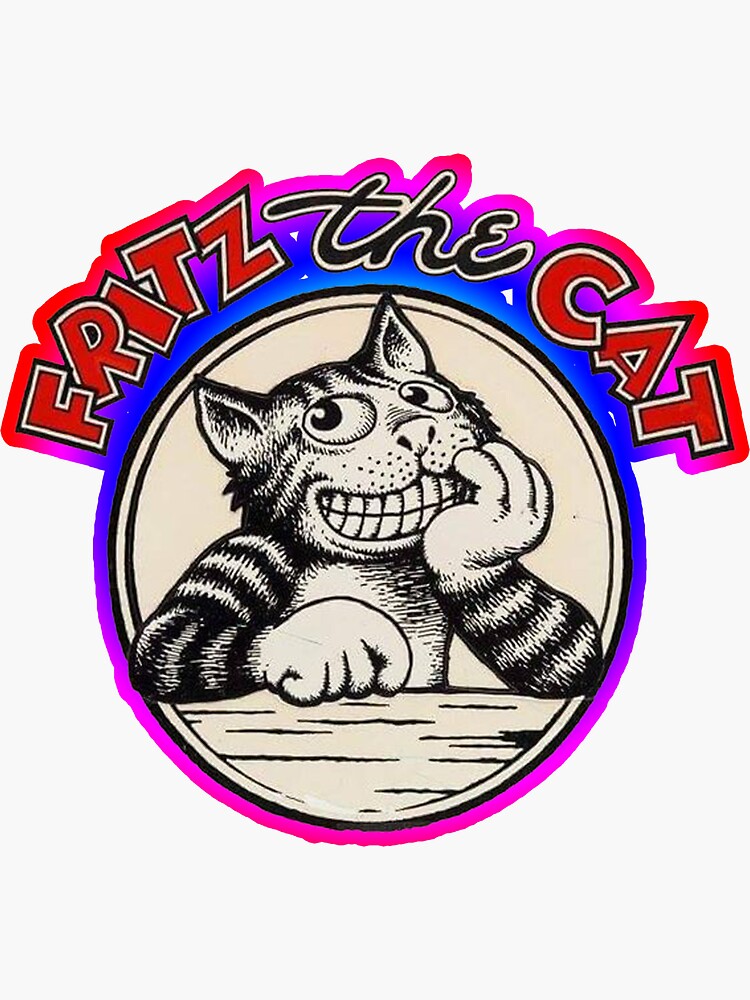 "fritz the cat" Sticker for Sale by Ratatatts | Redbubble