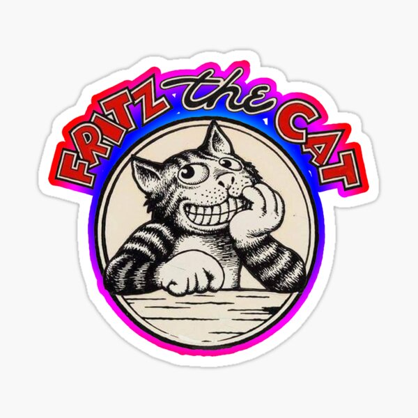 "fritz the cat" Sticker for Sale by Ratatatts | Redbubble