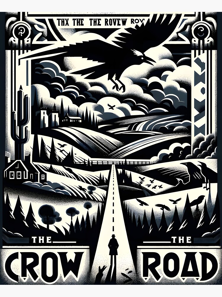 "The Crow Road 1950s Vintage Communist Poster V2" Sticker for Sale by ...