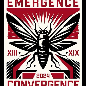 "Cicada Brood XIII Brood XIX 2024 Cicada Emergence" Sticker for Sale by ...
