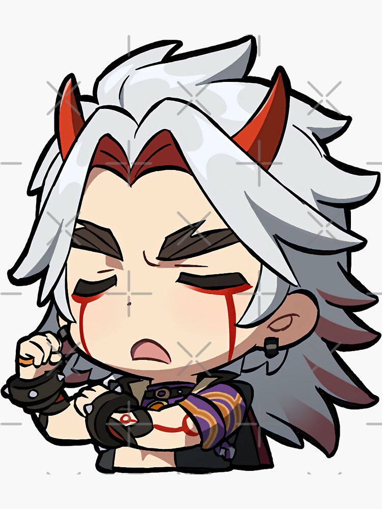 "Arataki Itto | Genshin Impact" Sticker for Sale by Verthalies | Redbubble