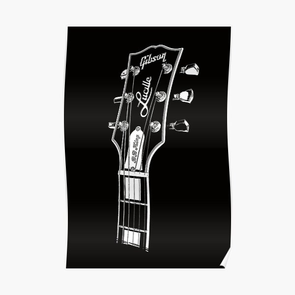 Gibson Guitar Posters | Redbubble