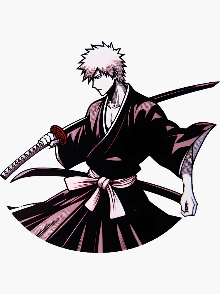 "Ichigo Bleach" Sticker for Sale by Greemo | Redbubble