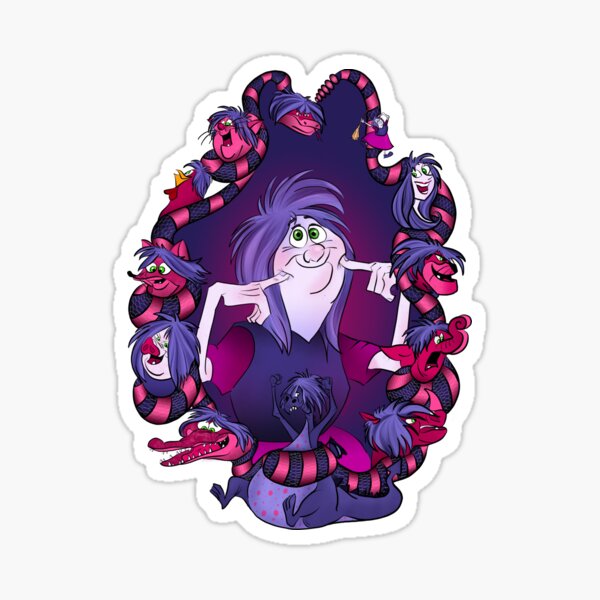 "Madame Mim" Sticker by Iblue | Redbubble