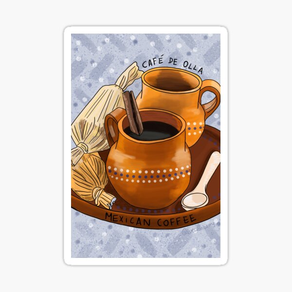"coffee pot" Sticker by Latin-ish | Redbubble