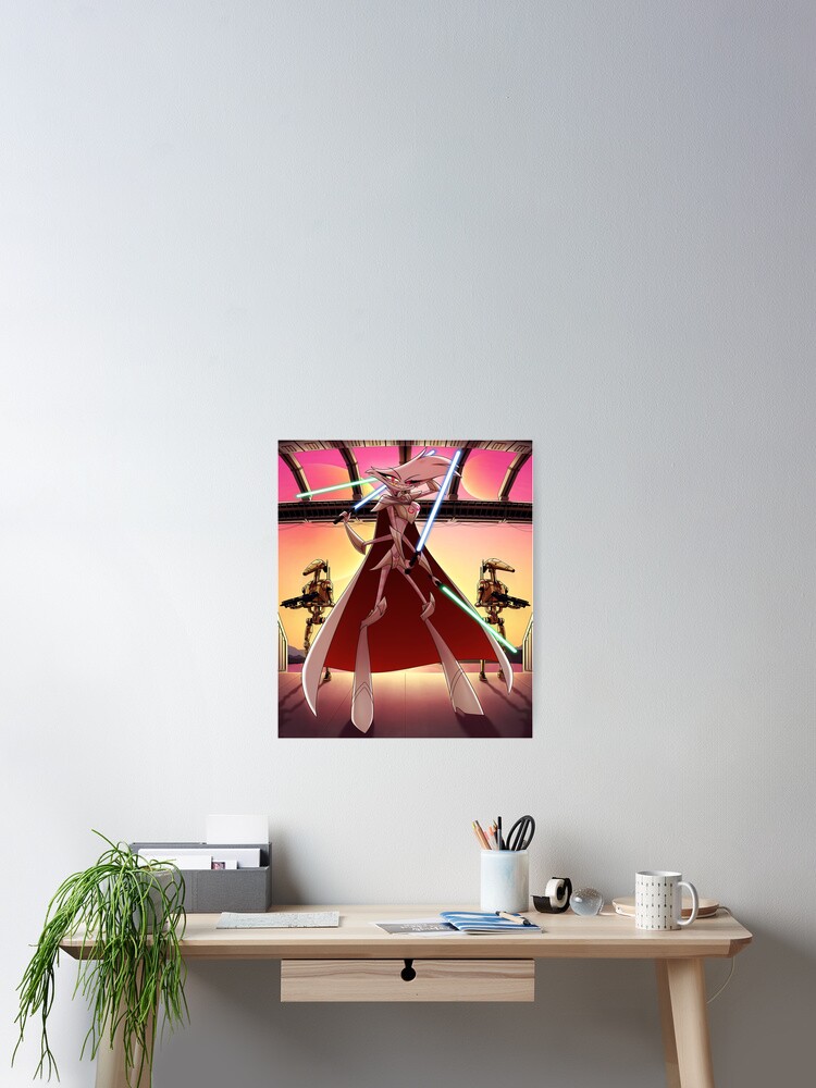 "Hazbin Hotel Angel Dust" Poster for Sale by davanshatry1 | Redbubble