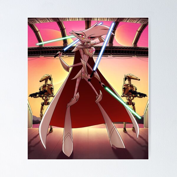 "Hazbin Hotel Angel Dust" Poster for Sale by davanshatry1 | Redbubble