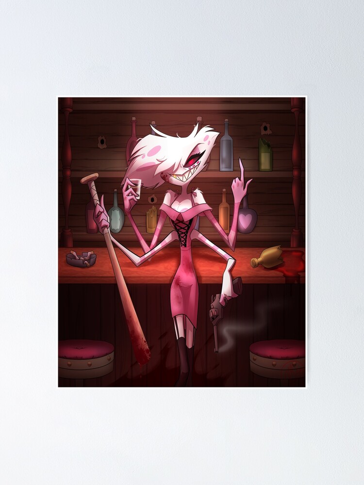 "Hazbin Hotel Angel Dust" Poster for Sale by davanshatry1 | Redbubble