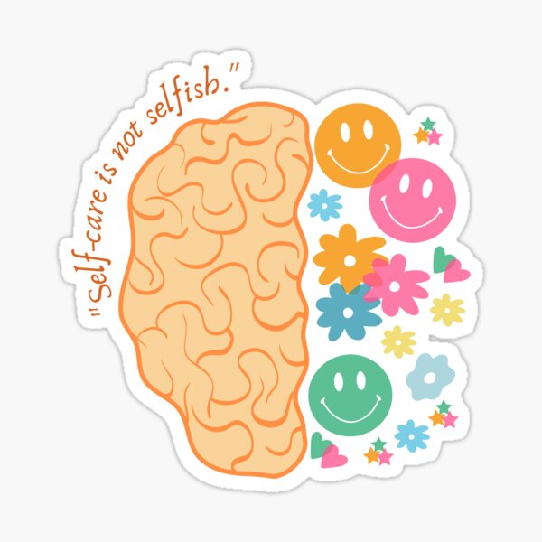 "Healthy mind - Mindmatters " Sticker for Sale by Esther Marte ...