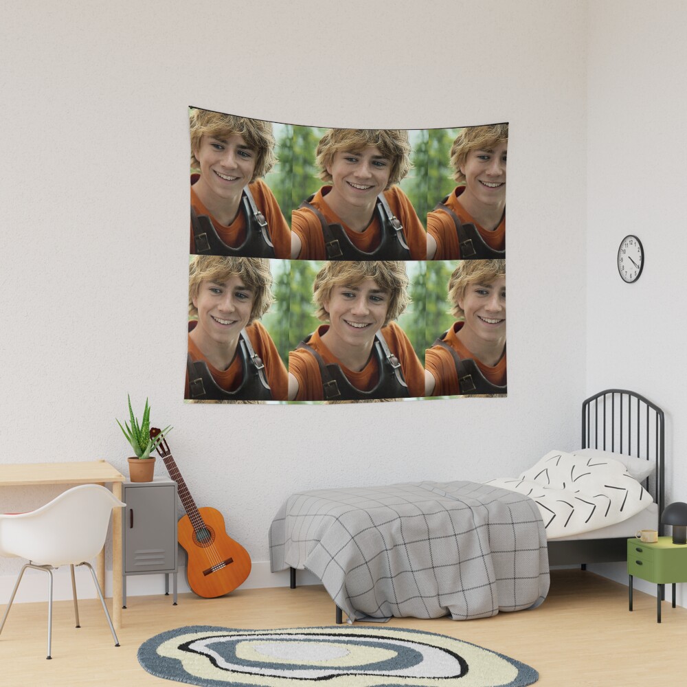 " Percy Jackson walker scobell handsome" Poster for Sale by ...