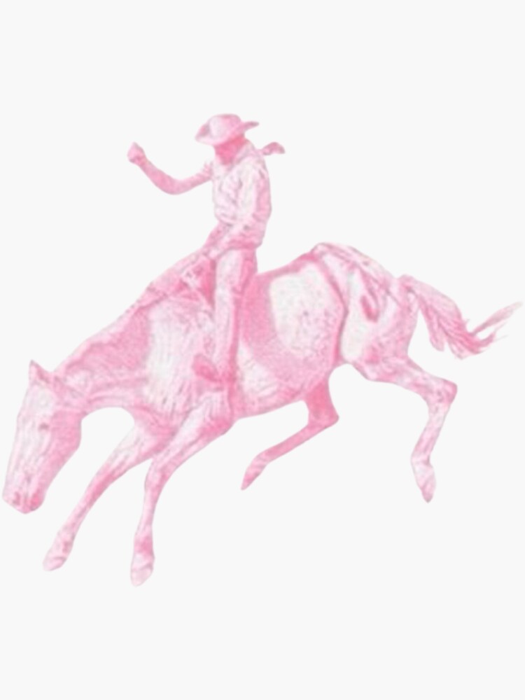 "Cute pink rodeo sticker" Sticker for Sale by annetteclaire | Redbubble