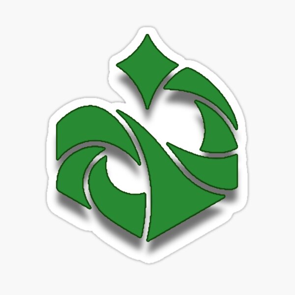 "Emerald inspired by Card Game Symbol" Sticker for Sale by harlios ...