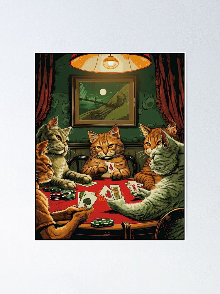 Cats Playing Poker