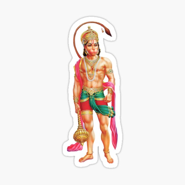 "Lord Hanuman" Sticker for Sale by ShashiGodsArt | Redbubble