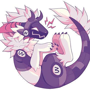 "Protogen Furry" Sticker for Sale by wingedwolf94 | Redbubble