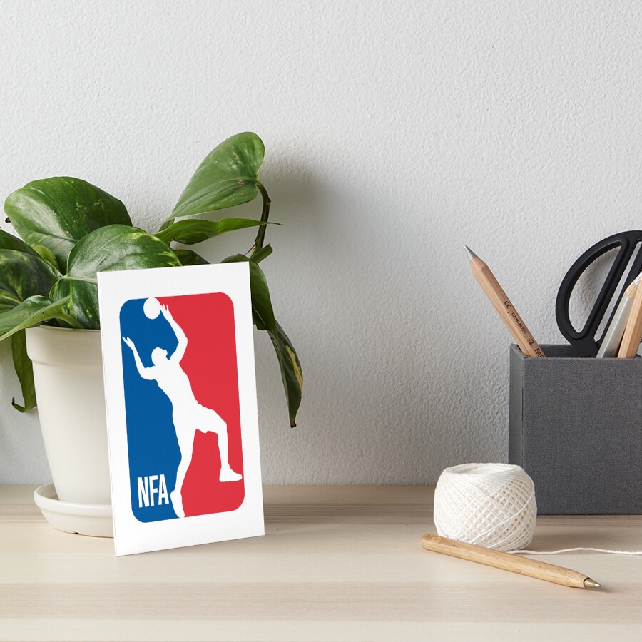 "Leflop - Lebron James Flopping - NBA NFA Logo Parody V2" Poster for ...