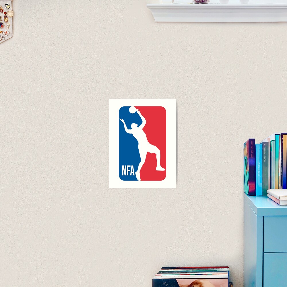 "Leflop - Lebron James Flopping - NBA NFA Logo Parody V2" Poster for ...