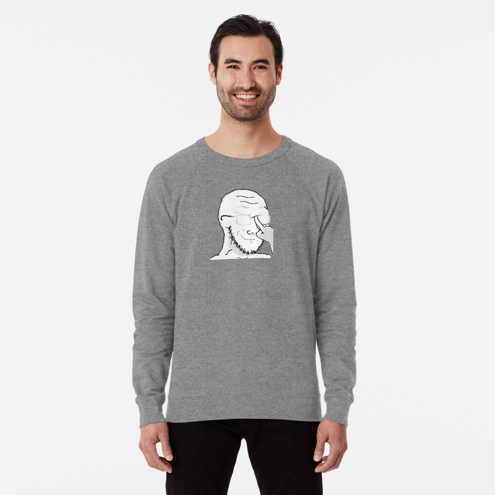 "anime glasses wojak" Sticker for Sale by BashPIXIE | Redbubble