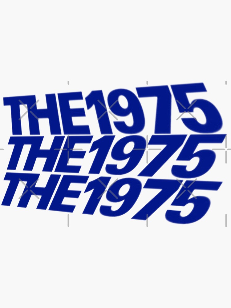 "The 1975 text" Sticker for Sale by Kayla :) | Redbubble