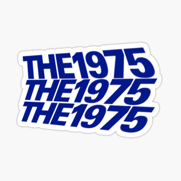"The 1975 text" Sticker for Sale by Kayla :) | Redbubble