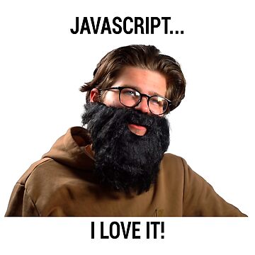 "Javascript - I Love It" Sticker for Sale by posix | Redbubble