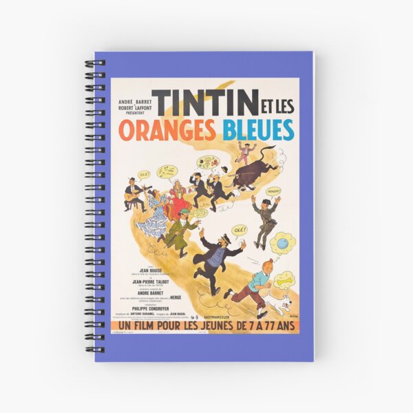 Tintin Spiral Notebooks | Redbubble