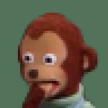 "Anxious Monkey Puppet - Meme Pixel Art" Sticker for Sale by rilesbo ...