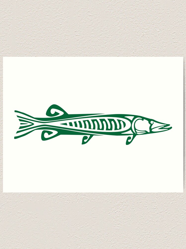 "Tribal Musky" Art Print by gstrehlow2011 | Redbubble