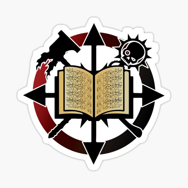 "Laying Down The Lore Logo" Sticker for Sale by Chris Allen | Redbubble