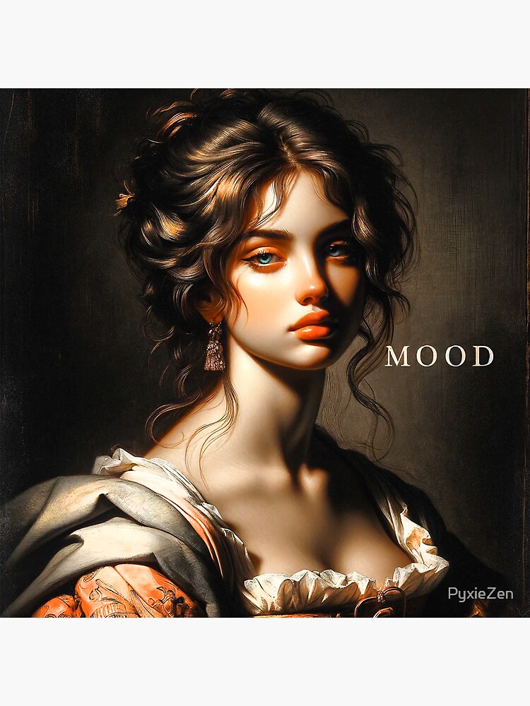 " Altered Art Girl with Mood Quote" Sticker for Sale by PyxieZen ...