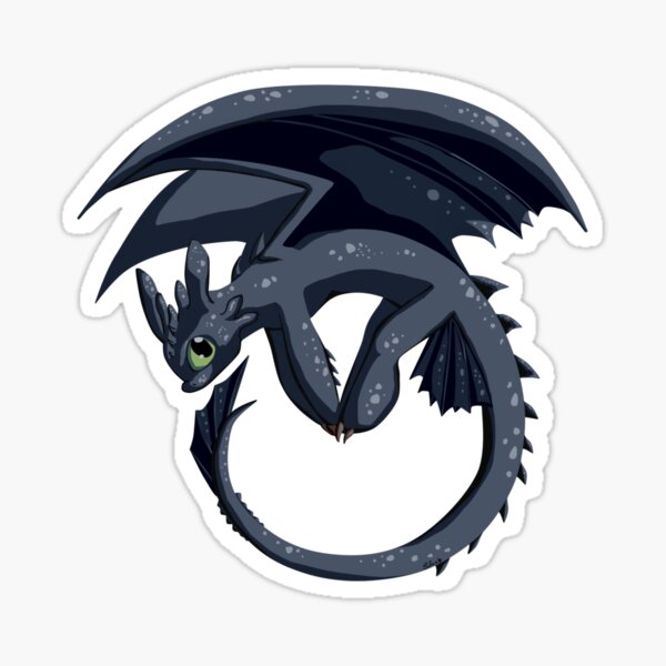 "Chibi Toothless" Sticker for Sale by Sofua | Redbubble