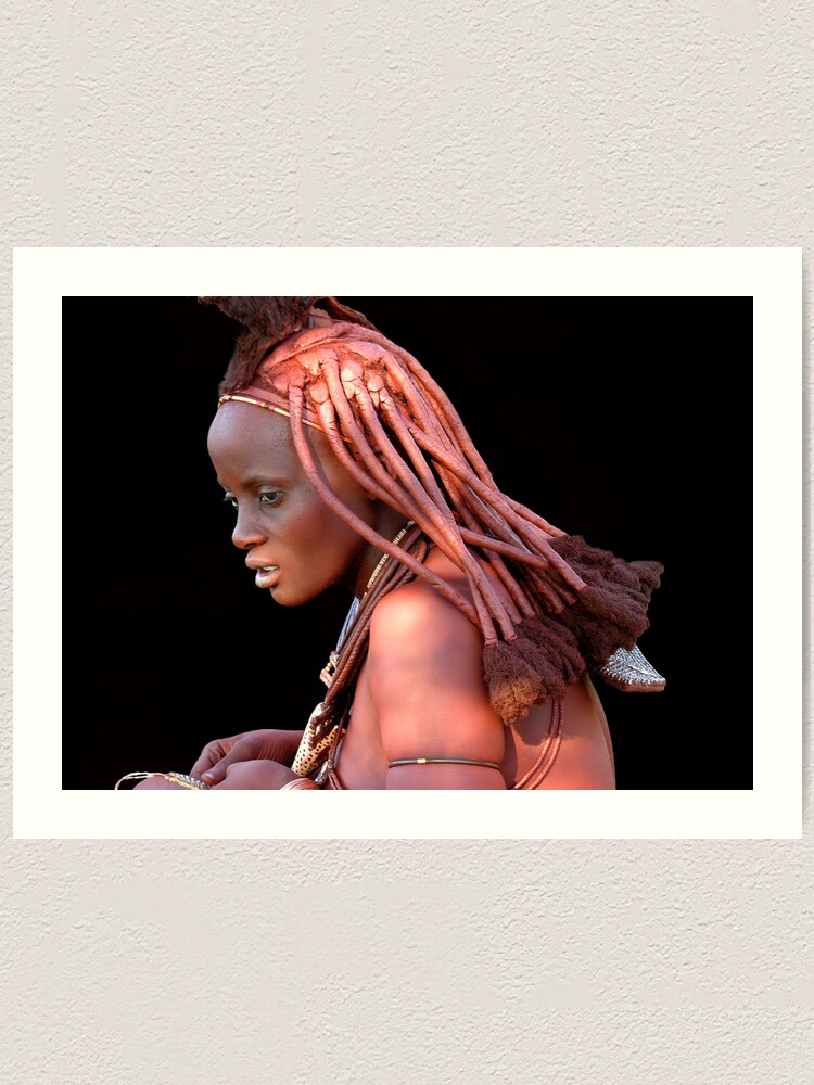 "HIMBA GIRL - NAMIBIA" Art Print for Sale by farflung | Redbubble