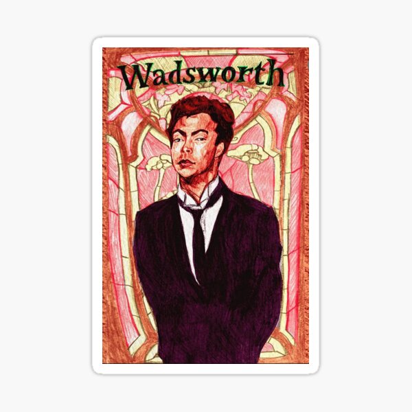 "I buttle, sir." Sticker for Sale by Aleah Dodson | Redbubble