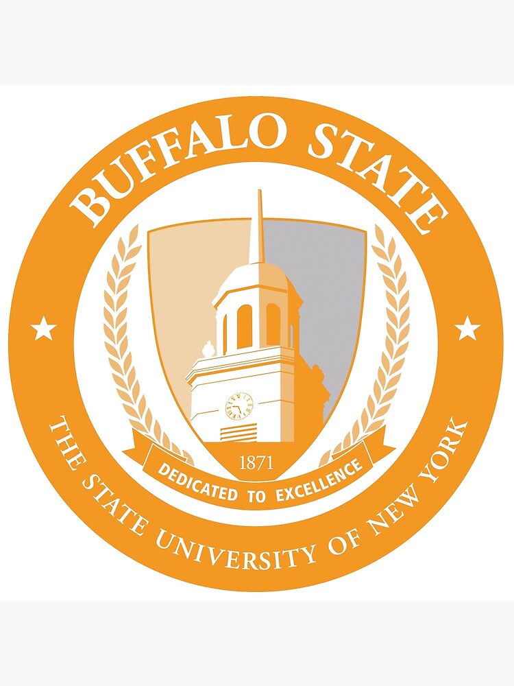 "SUNY Buffalo State College Emblem - Orange" Poster for Sale by ...