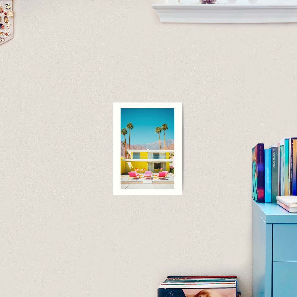 "Palm Springs Colors" Poster for Sale by DreamerBot | Redbubble